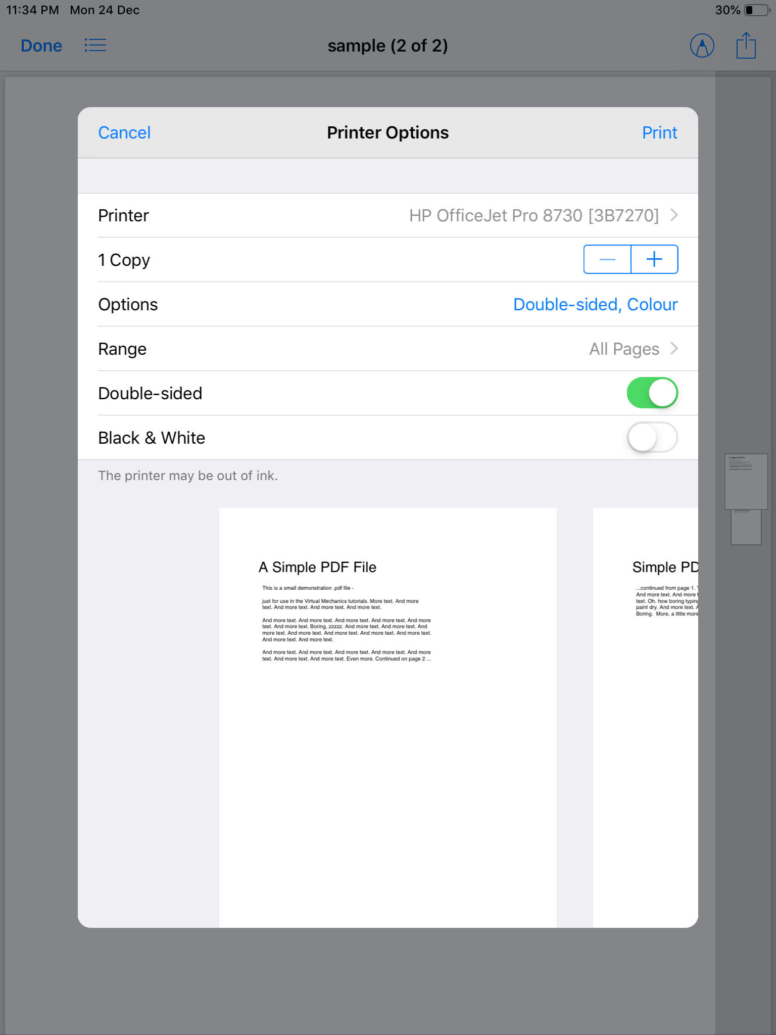 Solved How To Disable Duplex Printing On HP6830 HP Support Community 6946948