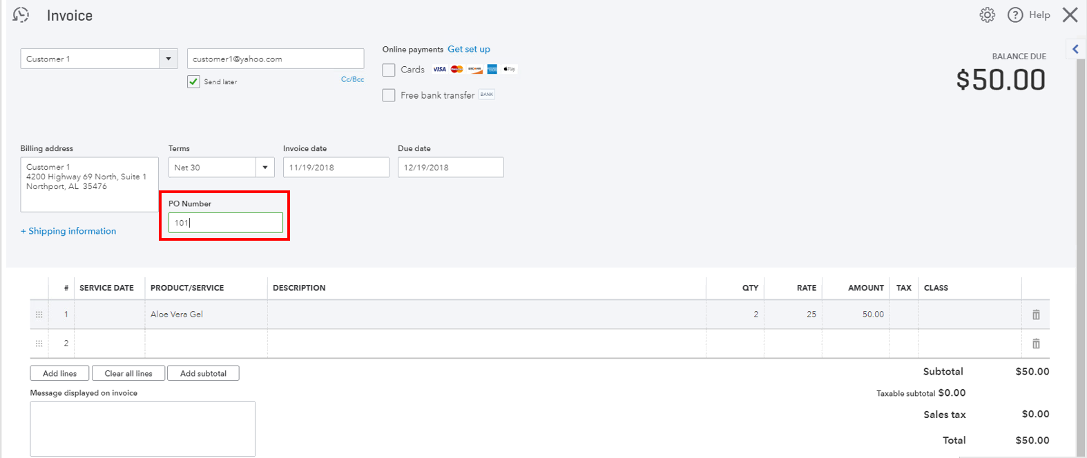 How Do I Add My Customer s PO Number To The Packing Slip It Is On The 
