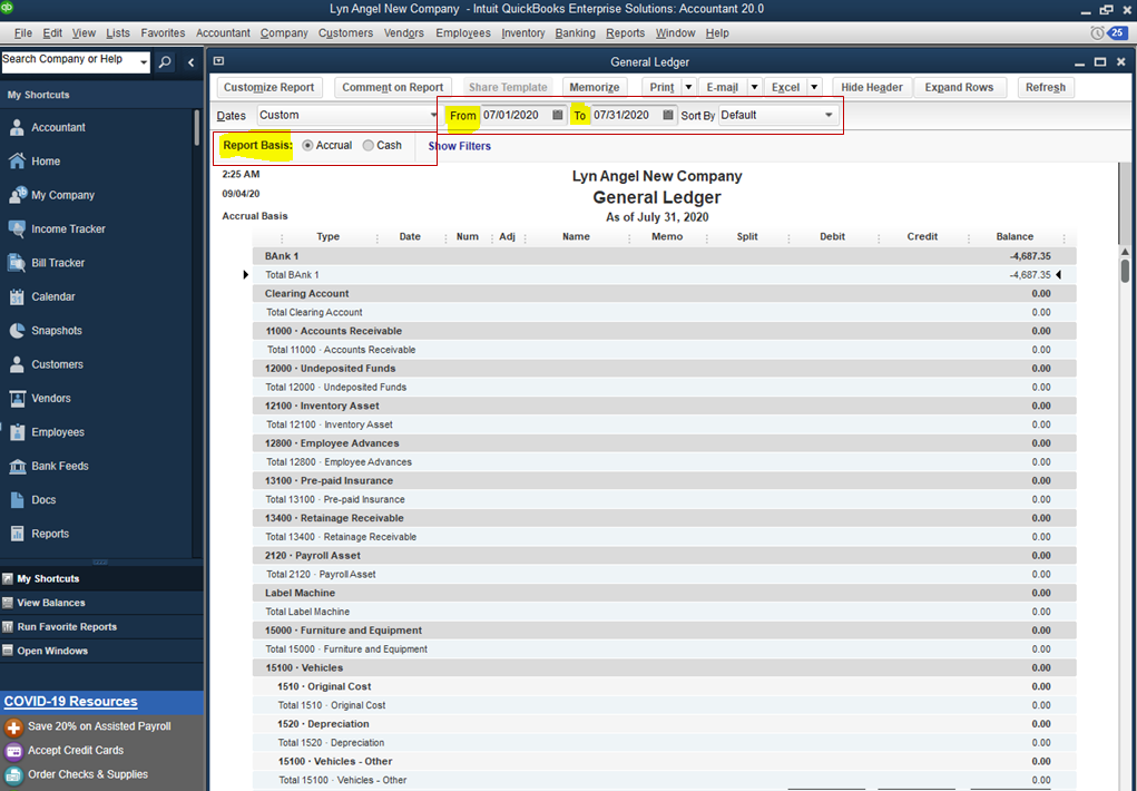 Solved General Ledger
